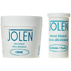 Jolen creme bleach lightens dark hair 30ml (6 Pack)