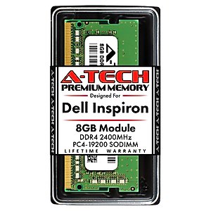 A-Tech 8GB RAM Compatible for Dell Inspiron 3472 Small Desktop | DDR4 2400MHz SODIMM PC4-19200 260-Pin Non-ECC Unbuffered Max Memory Upgrade Module