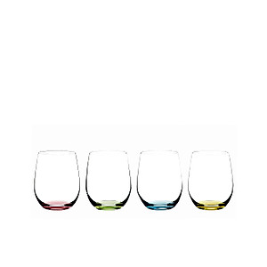 Riedel O Crystal Wine Tumbler Happy, Set of 4