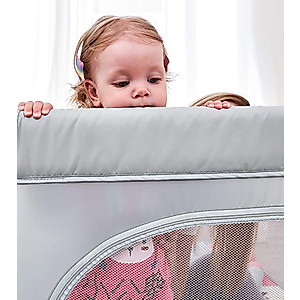 YOBEST Baby Playpen, Extra Large Play Pens for Toddlers, Babys Fence Play Area, Indoor & Outdoor Playard for Babies Kids Activity Center with Gate, Sturdy Safety Play Yard with Soft Breathable Mesh