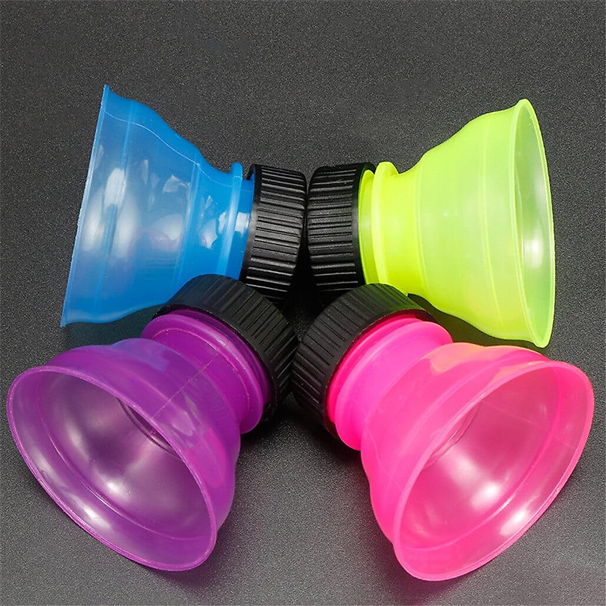 Generic 6Pcs Soda Saver Pop Beer Beverage Can Cap Flip Bottle Top Lid Protector Snap On Keep Clean Stopper Cover Good service Practical