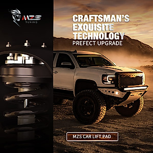 MZS Front Leveling Kit 3" Lift Suspension Strut Spacers Compatible with Tundra 1999-2006 | Sequoia 2000-2007 2WD 4WD Silver