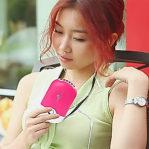 SOLUSTRE Rechargeable Fan Rechargeable Fan Red Usb Air Rose Dryer Extension Quick Mini for Fan Conditioning Blower Eyelash Usb Fan Usb Fan