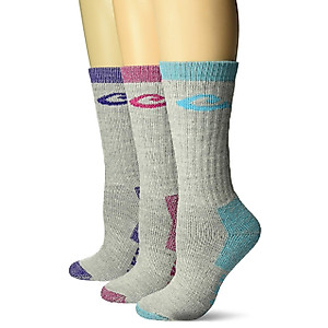 Drake Unisex-Adult Gift Box Merino Wool Heavyweight Crew Boot Socks 3 Pair Pack, Assorted, Medium