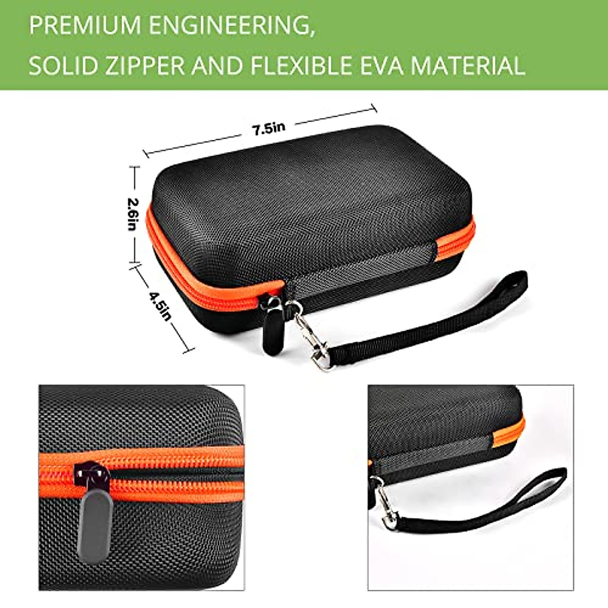 Case Compatible with Klein Tools ET300 Circuit Breaker Finder, Finds Electrical Circuit Breaker and Electrical Outlets for Klein Tools RT250, Mesh Pocket for Southwire Adapter/Accessory/Batteries