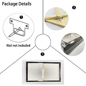 BWSPACE Inspirational Wall Art, Motivational Canvas Wall Art, Grind Hustle Wall Art 3 Pieces Wall Art Decorations for Office Living Room and Bedroom Decor (36" W x 16" H, CPL)