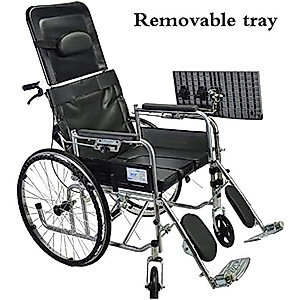 oiakus Wheelchair Lap Tray, Light-Weight & Sturdy ABS Materials - Work Table Mobility Accessory Attachment for Manual Powered or Electric Wheelchairs.