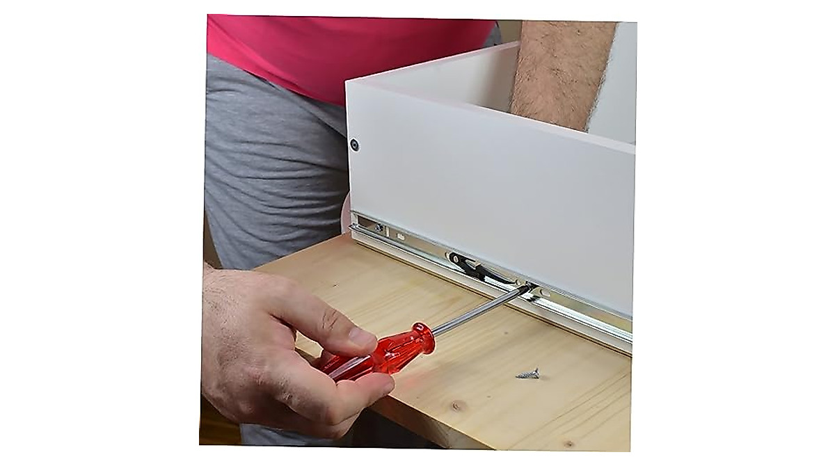 OSALADI Desk Drawer Slides - Smooth Ball Bearings