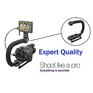 Camera Stabilizing Pro Grip Handle for Sony NEX-3N NEX-3NL NEX-5T NEX-5TL