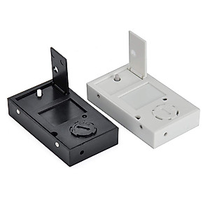 Monitor Digital Indoor Hygrometer with LCD Display Temperature Gauge Humidity Meter for Home or Greenhouse (Black+White, 4 Pack)