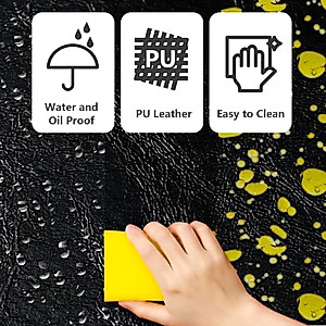 OmySalon Waiting Room Bench Seating,Salon Reception Bench Office Chair, Heavy Duty Guest Lobby Chair, 59.5'' Conference Room Chairs for Beauty Barber Furniture, Faux Leather,Black