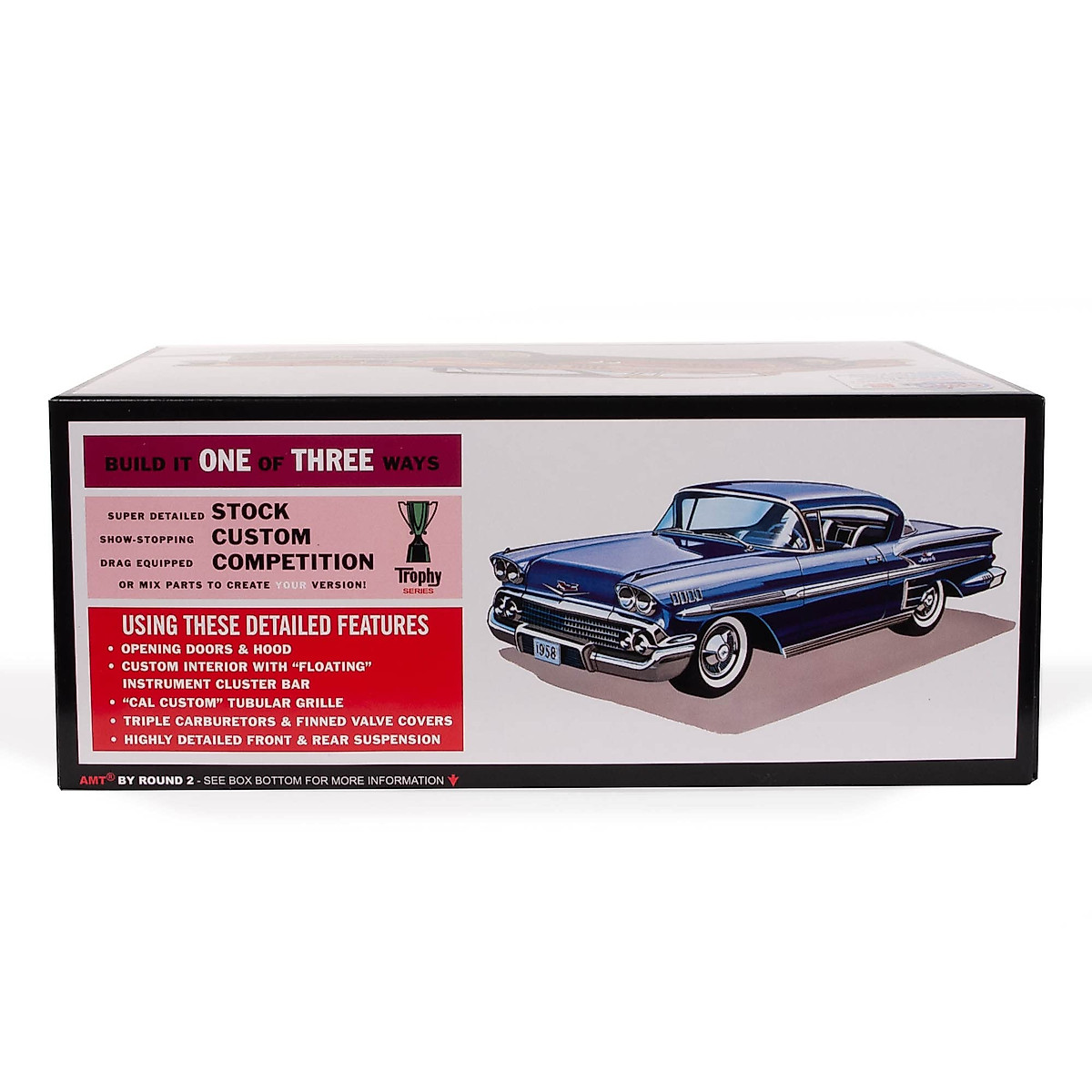 AMT 1958 Chevy Impala Hardtop Ala Impala 1:25 Scale Model Kit