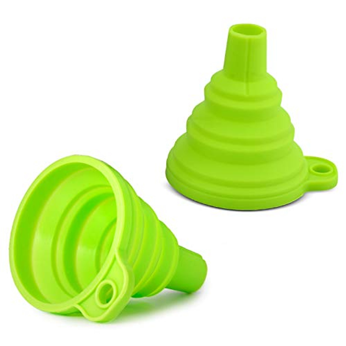 Home EC Kitchen Funnel, 2 Pack Collapsible Funnels for Filling Bottles, funnels for Kitchen use, Small Funnel for Filling Small Bottles, Funnels for Automotive use, Canning Funnel - Mushroom Funnel