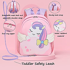 Unicorn Toddler Backpack for Girls Preschool Backpack for Girls Kids' Backpacks Small Mini Toddler Backpack Toddler Bookbag