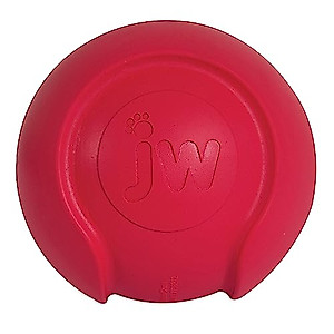 JW Pet Company iSqueak Bouncin' Baseball Dog Toy, Large (Colors Vary), multi (40037)