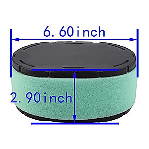 Milttor 2 Packs 16-083-04-S 16-083-05-S Air Filter Fit ZT710-ZT740 KT715-KT745 19HP-26HP Combo Lawn Mower Bad Boy 063-5003-00 16 083 04-S 1688304 for kohler 7000 series Air Filter