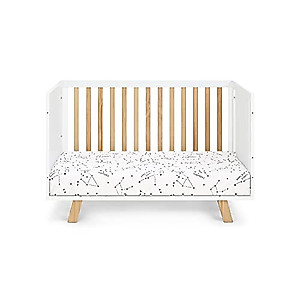 Suite Bebe Livia Convertible Crib in White & Natural