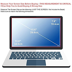 F FORITO 2-Pack 15.6 Inch Laptop Anti Glare(Matte) Screen Protector Cover for All 15.6 inch 16:9 Aspect Ratio Screen Laptop, Scratch Proof, Dust-Proof and Fingerprint Resistant
