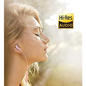 Earphones Wired in Ear Noise CANCELING with MICPHONE Crystal Clear Soun Compatible with Android MP3/MP4 (Rose Pink)