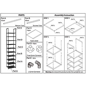 FIDUCIAL HOME 10 Tiers Shoe Rack Space Saving Vertical Single Pairs Sturdy Shoe Shelf Storage Organizer