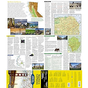 Northern California Map (National Geographic Guide Map)
