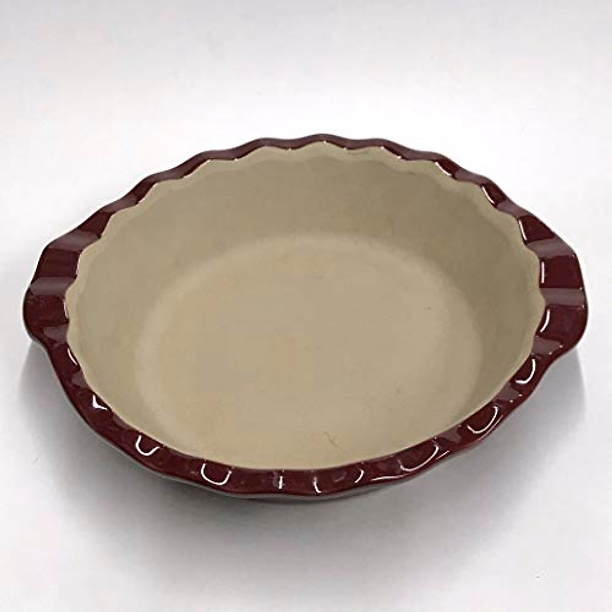 Pampered Chef Stoneware Deep Dish Pie Plate