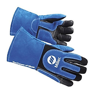 Miller Electric MIG/Stick Welding Gloves,Stick,PR, Large (263339)