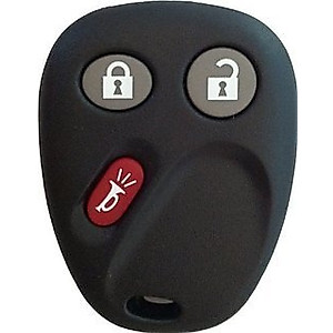 AmericanAutomotiveSupply - 1 New Replacement Keyless Entry 3 Button Remote Car Key Fob for Select GM w/Free DIY Programming Guide LHJ011, 21997127