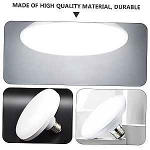 Housoutil 1pc LED Flying Saucer Light Kitchen Light Fixture White Ceiling Lamp Flat Lighting Fixture Ceiling Light Fixtures Round Chandelier White Flush Mount Ceiling Light Rond Light Round