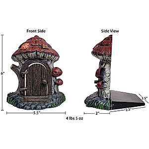 Lulu Decor, 100% Cast Iron House Fairy Door Decorative Door Stopper 4 lbs 5 oz