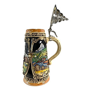 Matterhorn Switzerland German Beer Stein .5L New Mug Germany Limited Edition - Christmas Ornament and Holiday Gift