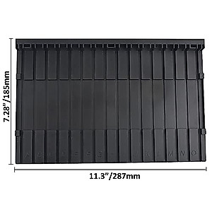 XINMEIWEN 2Pack Pieces Shelves Tool Stand Holder Model Production Tools Placement Rack Plastic Holder Container Organizer for Gundam Hobby Model Making Parts (29x18cm)