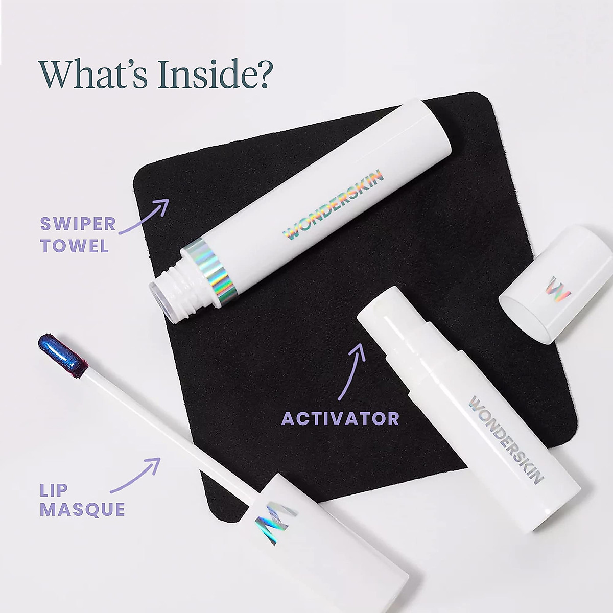 Wonderskin Wonder Blading Lip Stain Peel Off and Reveal Kit - Long Lasting, Waterproof Nude Lip Tint, Transfer Proof Natural Makeup Stain Kit (Whimsical)