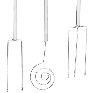 Fox Run 3-Piece Chocolate Dipping Set, 0.5 x 5 x 13 inches, Metallic