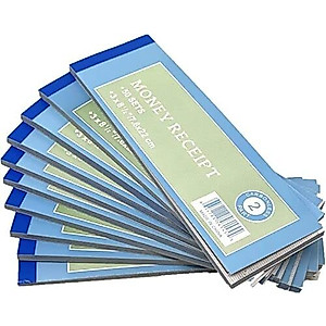 50 Sets per Book Rent, Receipt Book New Sales Order Money Receipt Record Book 2-Part, Carbonless (1)