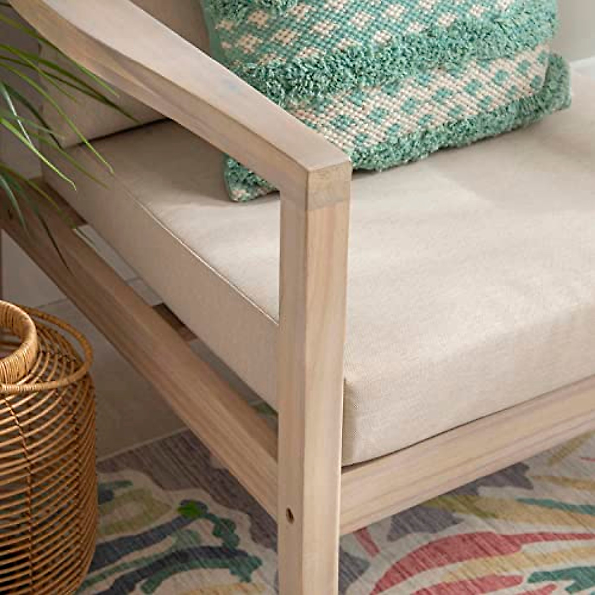 Linon Teagon BGE NAT Side Chair 2Pc