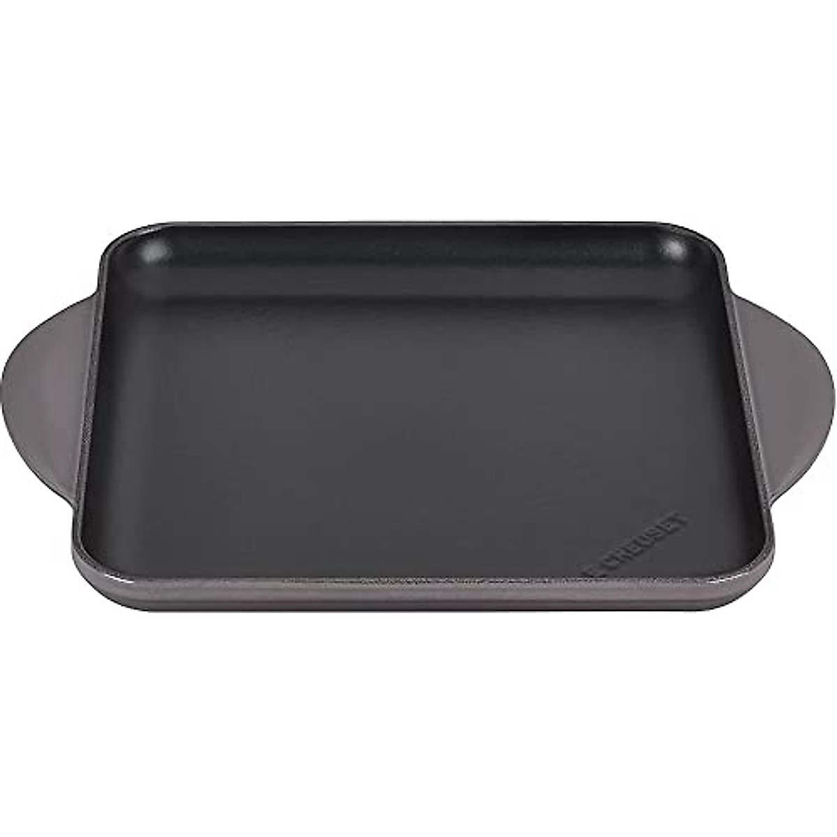 Le Creuset Enamaled Cast Iron Square Griddle, 9.5", Oyster