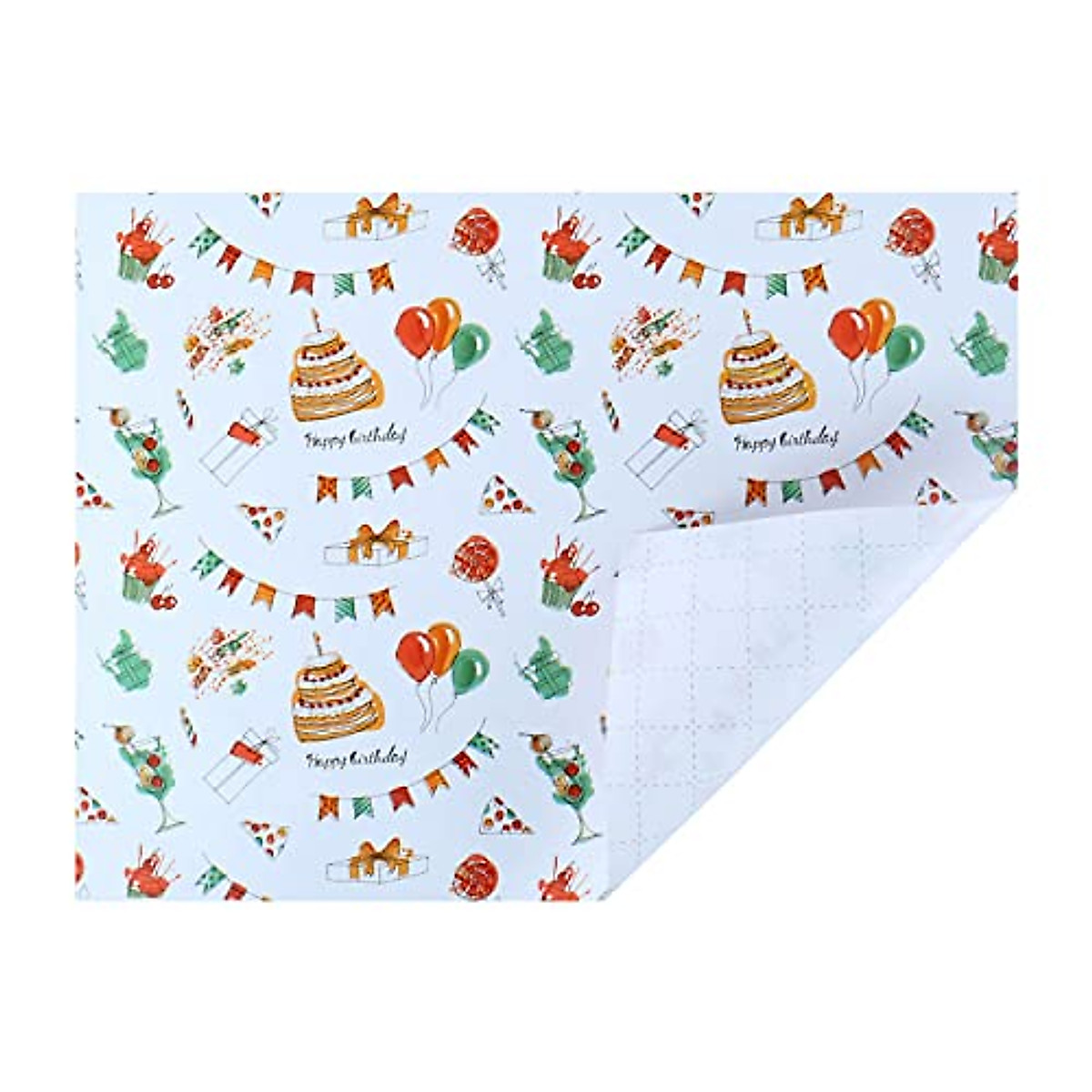 Birthday Wrap Wrapping Paper for Boys Girls Adults Cartoon Coated Paper Sheet Happy Birthday Gift for Kids Holiday Decoration 6 Cute & Funny Different Designs 27.56 x 19.69 Inch (6 PC)