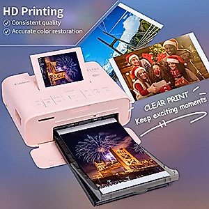 KP-108IN CP1300 Ink and Paper Compatible for Canon Selphy CP1300 CP1500 CP1200 CP1000 CP910 CP900 CP810 CP760 CP770 CP780, KP108 3 Color Ink Cartridges and 108 Sheets Glossy 4x6 Photo Paper