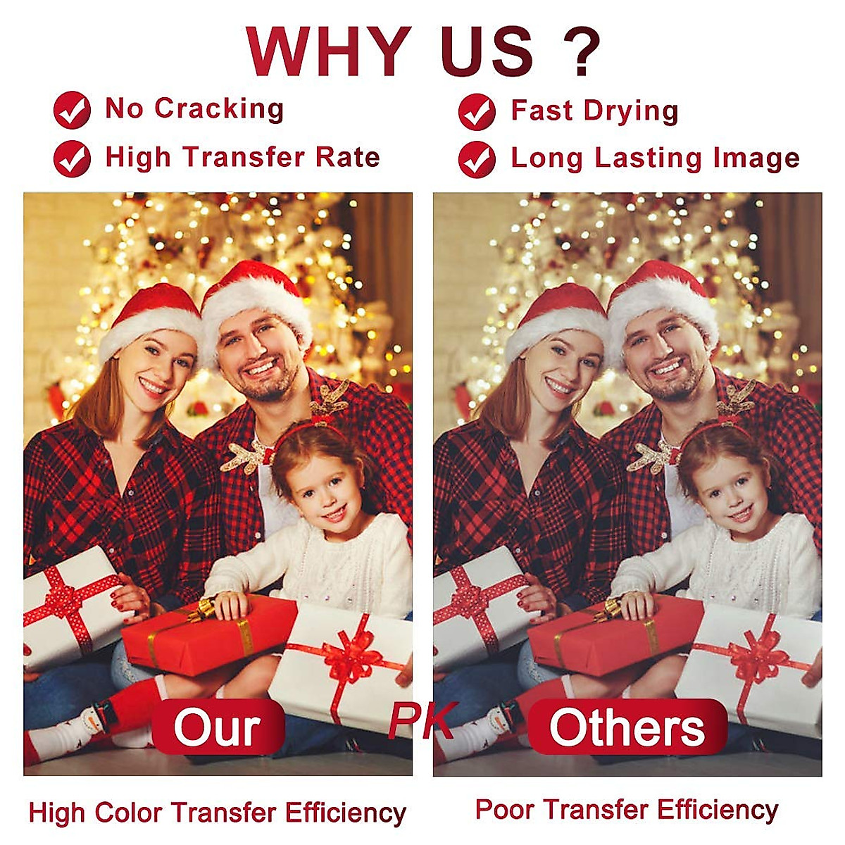 Sublimation Paper 100 Sheets 8.5 x 11 Inches 125gsm, for Any Inkjet Printer with Sublimation Ink Epson, Sawgrass, Heat Transfer Sublimation for Mugs T-shirts Light Fabric