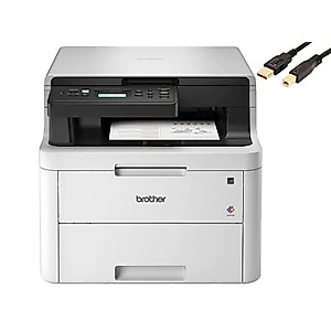 Brother HL-L32 90CDW Wireless Compact Digital Color All-in-One Laser Printer, 25ppm, 600 x 2400 dpi, Duplex Printing, Durlyfish