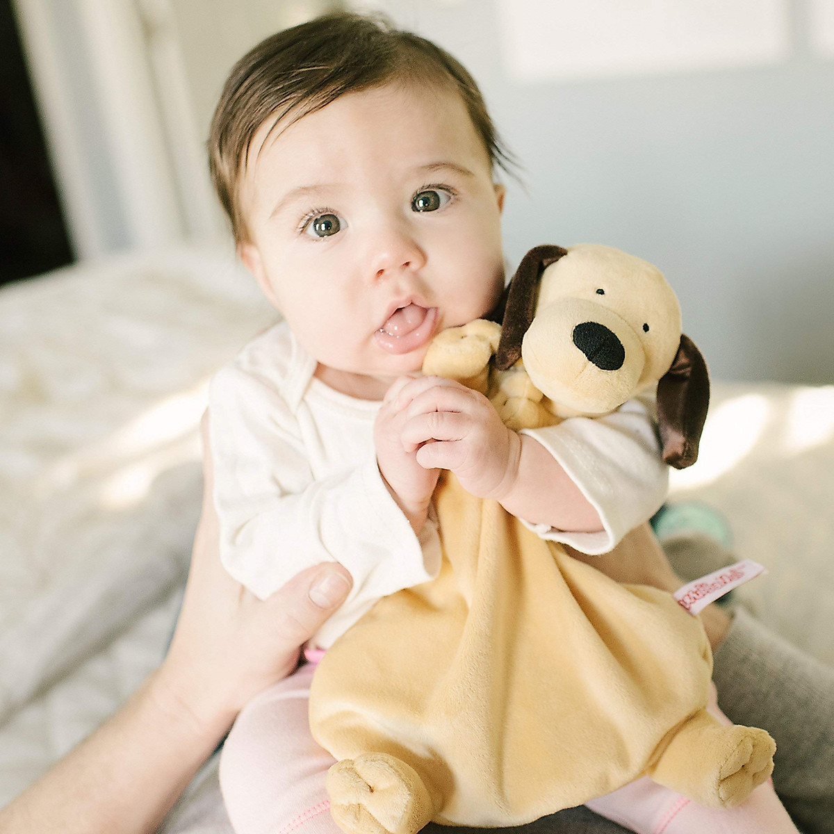 WubbaNub Brown Puppy Lovey