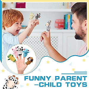 Zhanmai 40 Pcs Kindergarten Graduation Gifts Bulk Animal Finger Puppet Toy with Gift Graduation Card, Preschool Graduation Classroom Exchange Gifts, Graduation Party Favors for Kids