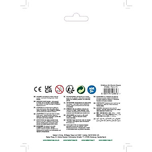 Baker Ross FE983 Christmas Mini Wooden Shapes - Pack of 72, Embellishments for Crafting, Craft Supplies for Children, Ideal for Kids Arts and Craft Projects