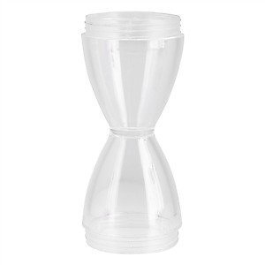 Double-ended Manual Salt Grinder, 2 in 1 Double-ended Manual Kitchen Salt & Pepper Mill Grinder Adjustable Ceramic Rotor(red)