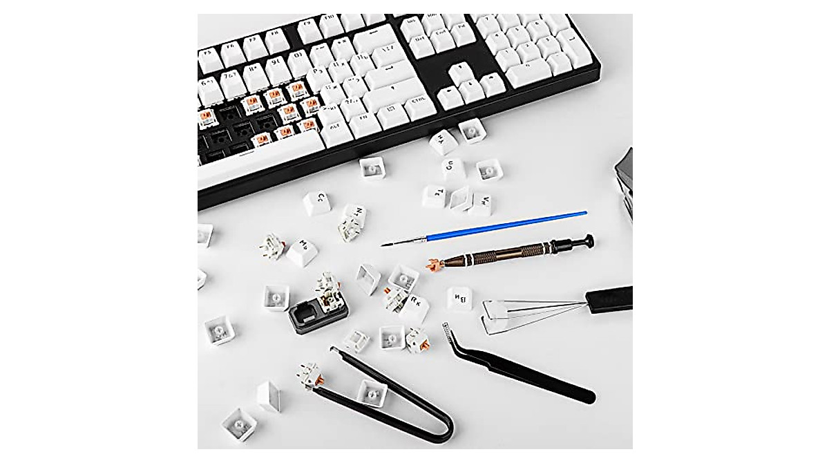 RUNJRX Keyboard Lube Kit with Switch Opener Tweezers for Custom ...