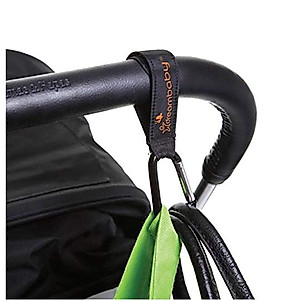 Dreambaby Clip Buddy Stroller Hook Carabiner - Bag Holder - Black- Model L271