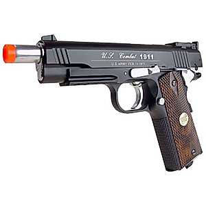 500 fps new full metal wg airsoft m 1911 gas co2 hand gun pistol w/ 6mm bb bbs(Airsoft Gun)