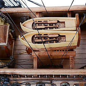 Old Modern Handicrafts San Felipe Medium Wooden Model Ship, Multi