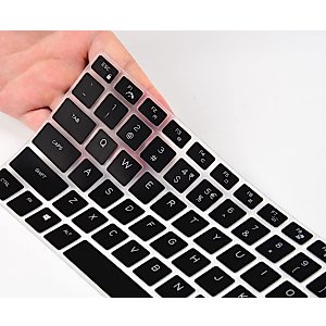 Keyboard Cover for Dell Alienware m15 R6 R7 R5 & Alienware m16 R1 R2, Alienware x15 R1 R2 & Alienware x17 R1 R2 & G16 7630 7620 Laptop, Alienware m16 R1 Keyboard Skin Protector - Black